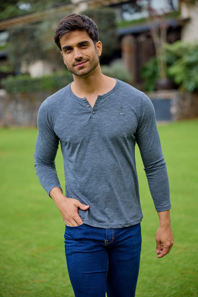 Playera Manga Larga Deportiva Cuello Aletilla, 0124 – Alfani Mexico
